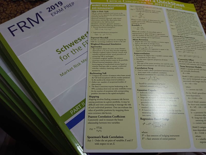FRM 2019, part 2, books + practice exam, 99% new, 正版 $600, 興趣及遊戲, 書本 ...