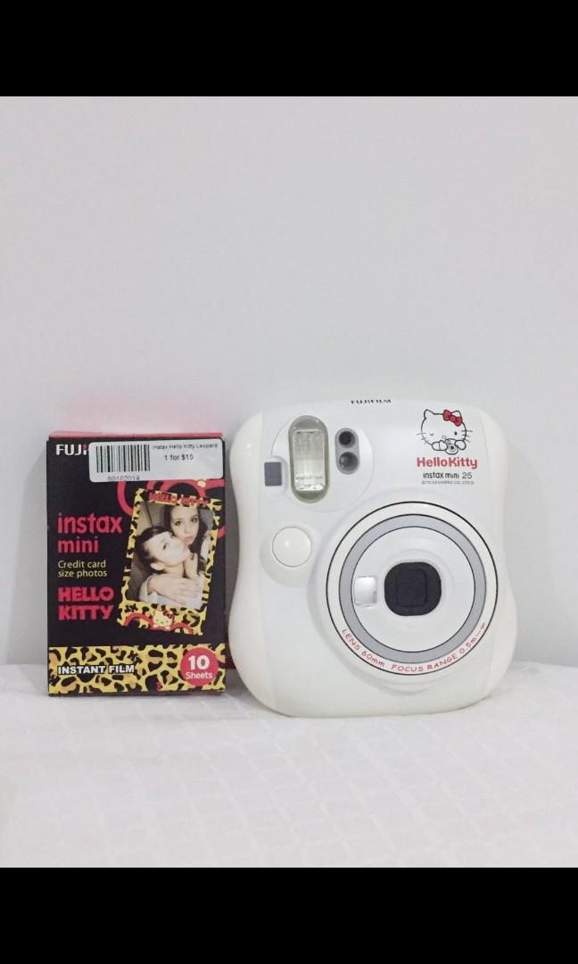 Fuji Hello Kitty Instant Camera with Pack, Photography, Cameras on ...