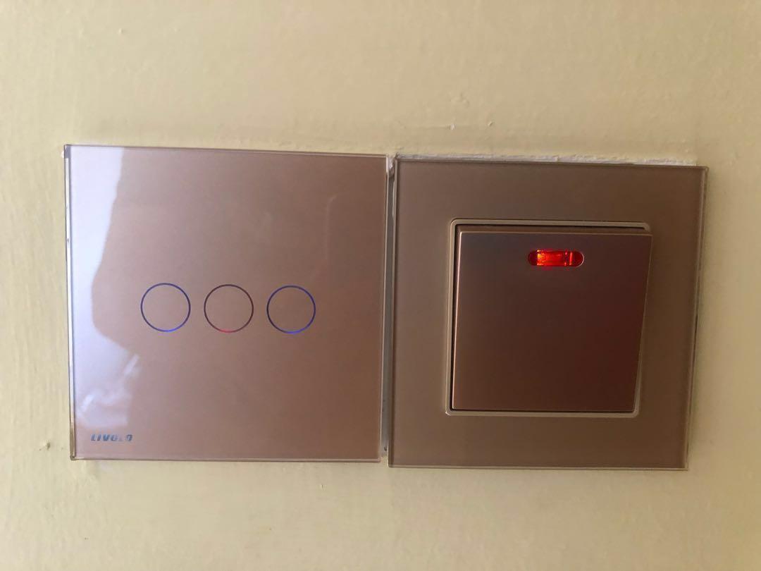 Livolo SMART HOME Touch Panel Smart Light Switch ( Zigbee / Broadlink ...