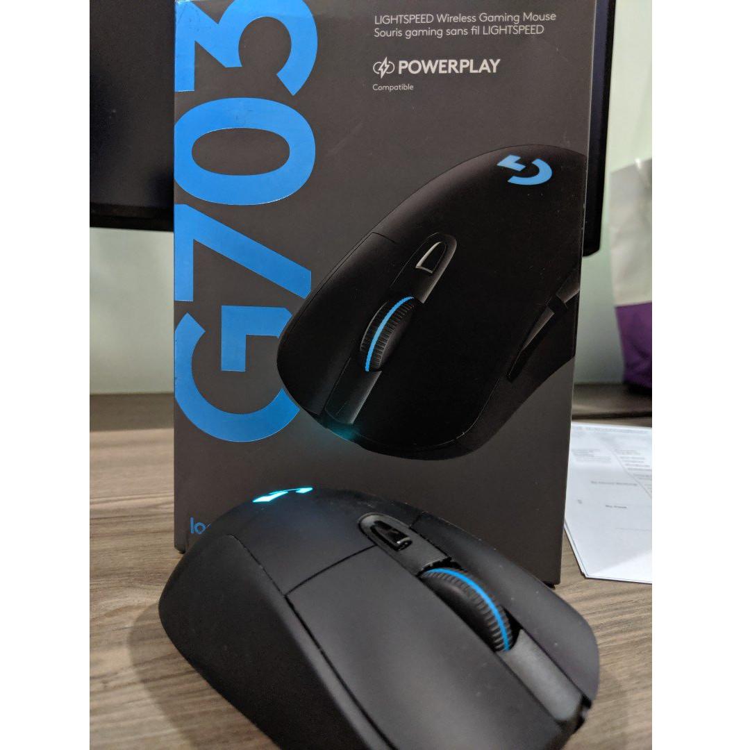 Logitech G703 Wireless Gaming Mouse, Computers & Tech, Parts ...