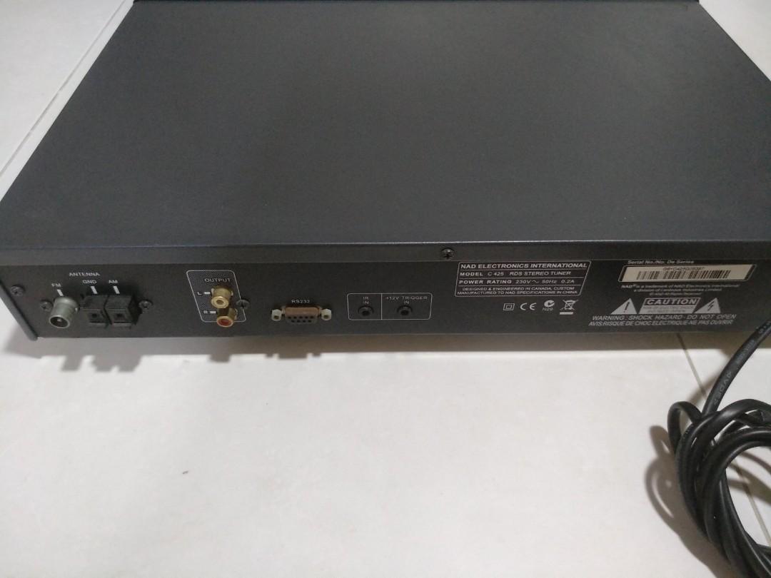 NAD RDS Stereo Tuner C 425, Audio, Other Audio Equipment on Carousell