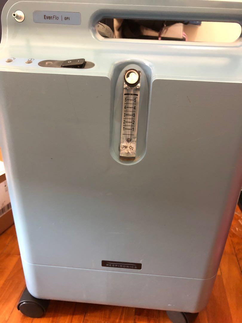 Philips Everflo OPI Respironics Oxygen Concentrator, Health & Nutrition ...