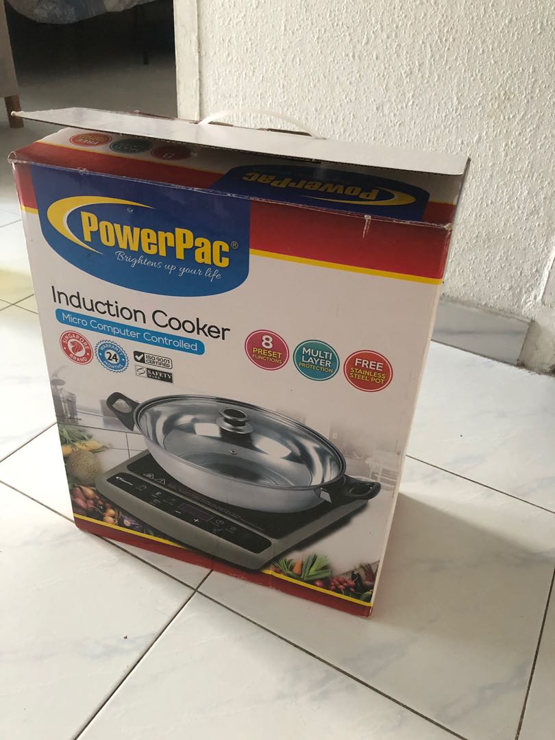 Powerpac induction cooker, TV & Home Appliances, Kitchen Appliances ...