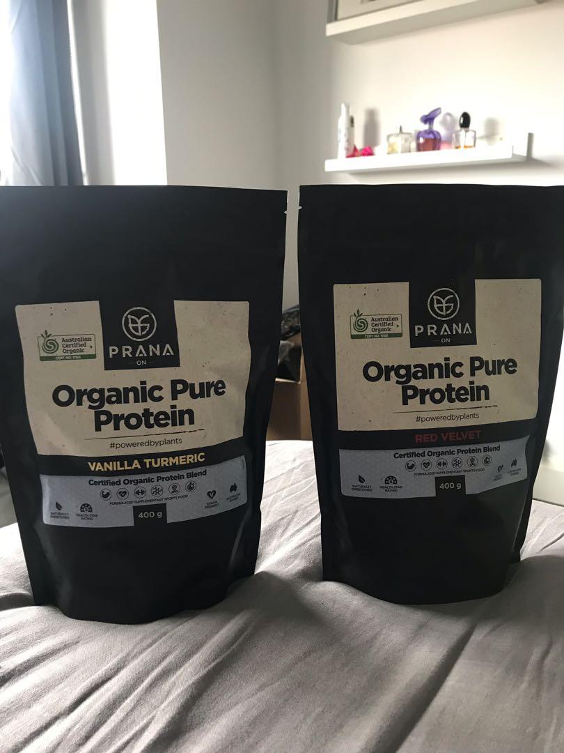 PRANA ORGANIC PURE PROTEIN, Sports, Gym & Fitness on Carousell