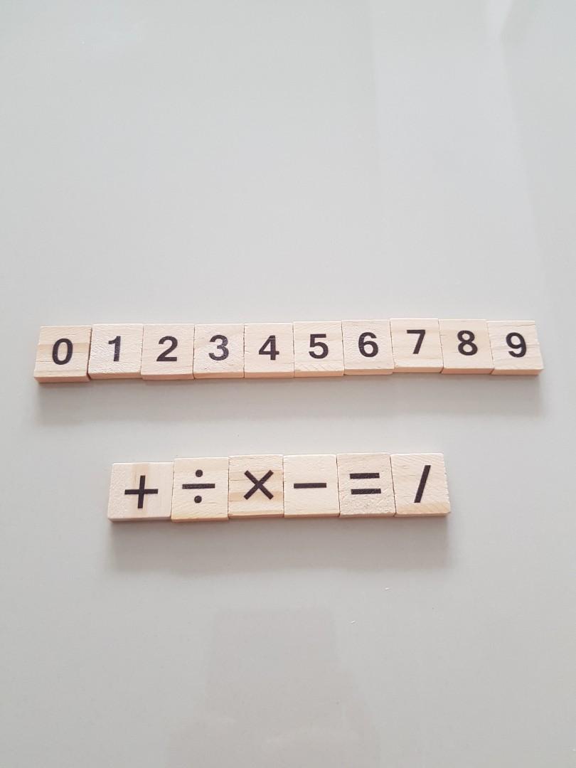 DIY Scrabble Number / Scrabble Tiles, Hobbies & Toys, Stationery ...