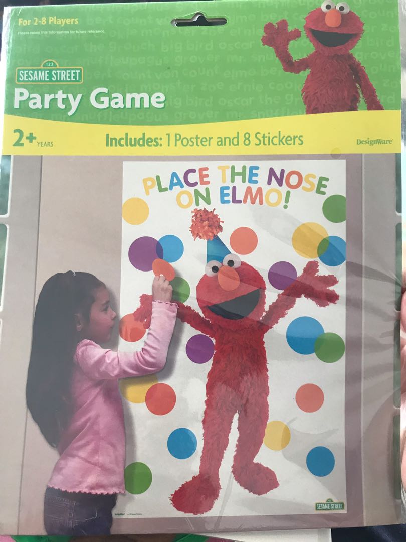 Sesame Street Party Game, Babies & Kids, Toys & Walkers on Carousell