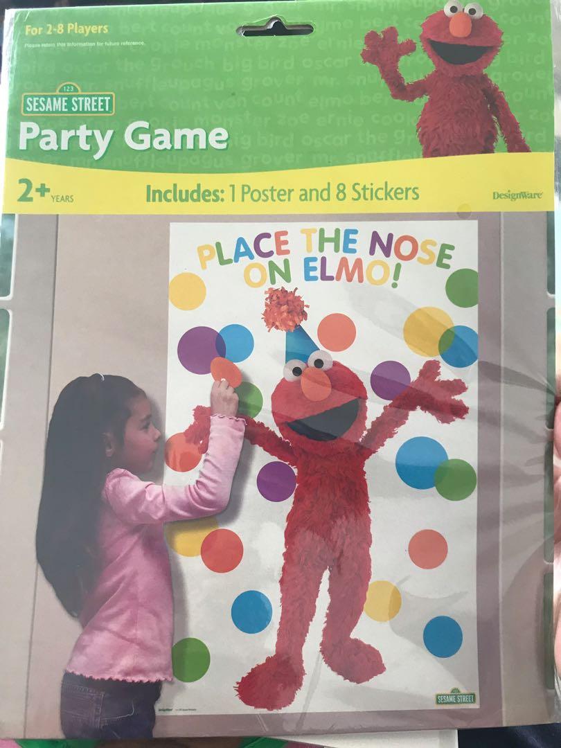 Sesame Street Party Game, Babies & Kids, Toys & Walkers on Carousell