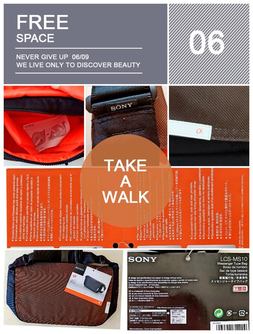 Sony camer bag LCS-MS10, Photography, Photography Accessories, Camera ...