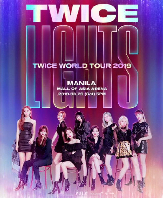 Twice Lights in Manila Concert - Twice World Tour 2019, Tickets ...