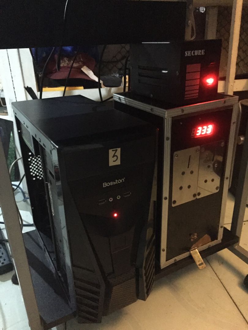 1 Set Pisonet Desktop Gaming + Coin Slot & Timer on Carousell