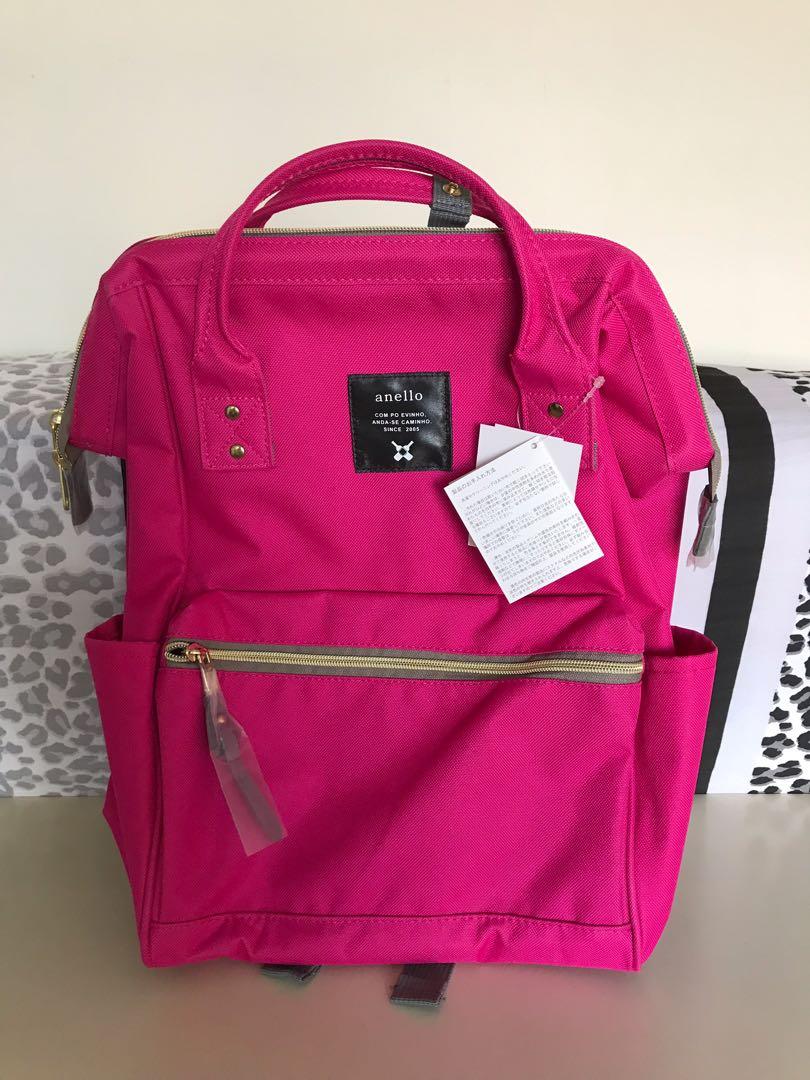Anello Backpack (Hot pink colour), Women's Fashion, Bags & Wallets ...