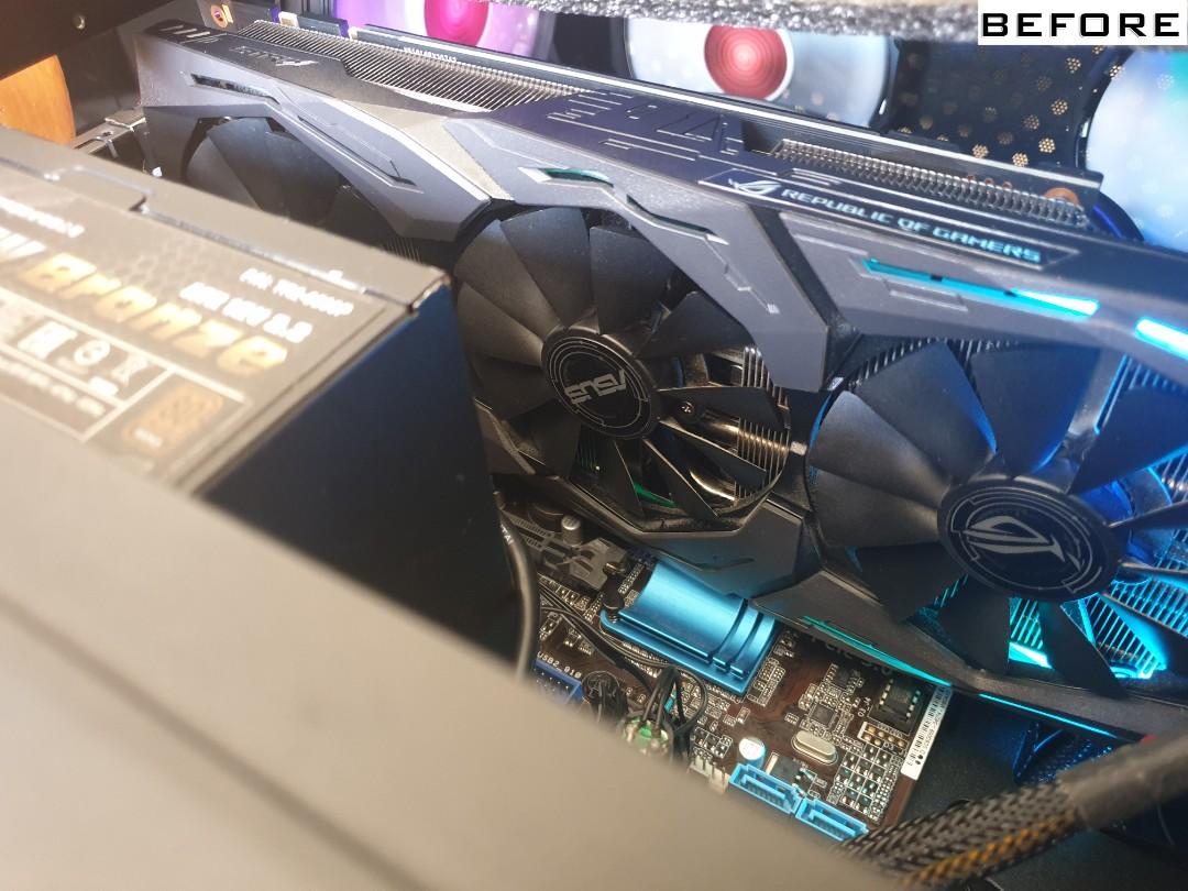 Asus ROG Strix LED Light Replacement Service, Computers & Tech, Parts ...