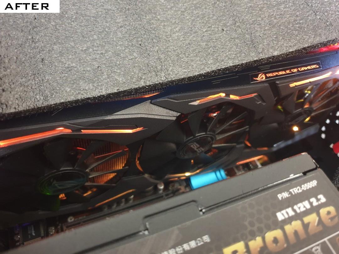 Asus ROG Strix LED Light Replacement Service, Computers & Tech, Parts ...