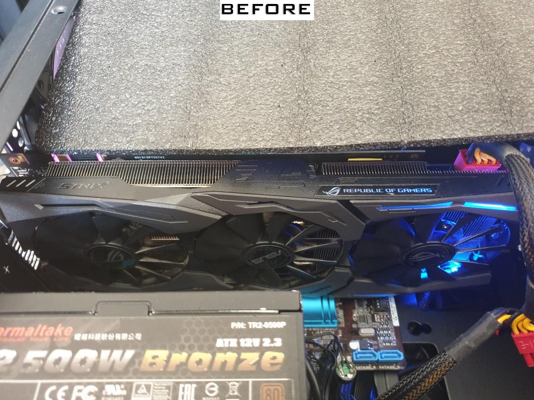 Asus ROG Strix LED Light Replacement Service, Computers & Tech, Parts ...