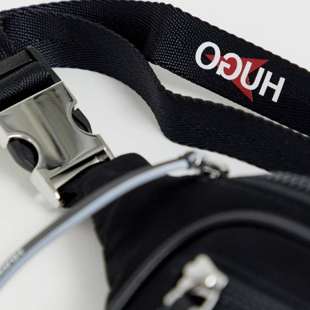 Authentic Hugo Record Logo Bum Bag, Men's Fashion, Bags, Belt bags ...