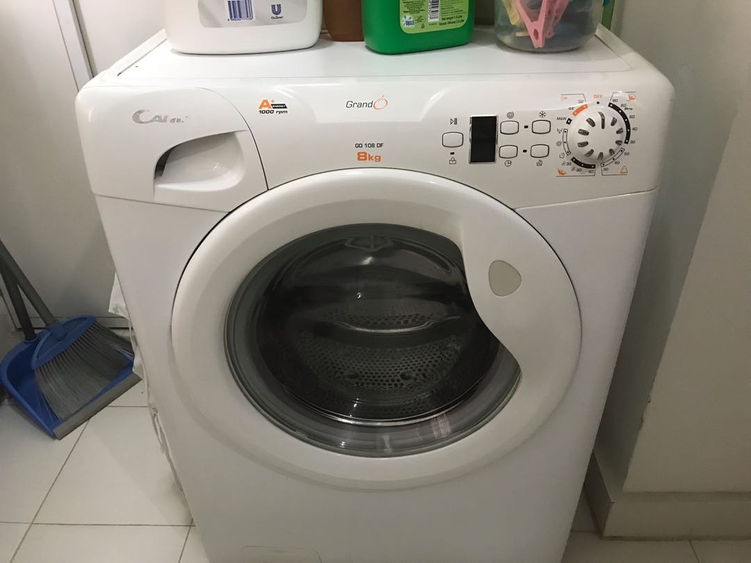 Candy 8kg front-load washing machine, TV & Home Appliances, Washing ...