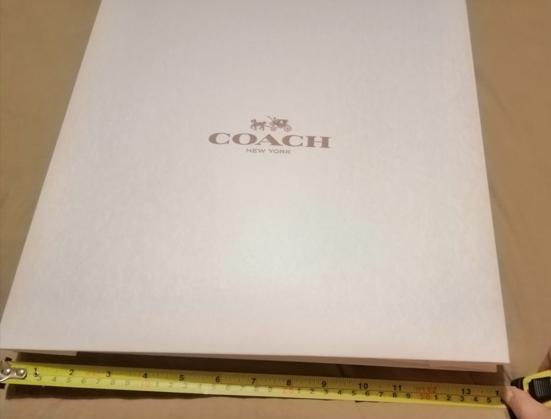 Coach wrapping paper box, Women's Fashion, Bags & Wallets, Tote Bags on ...