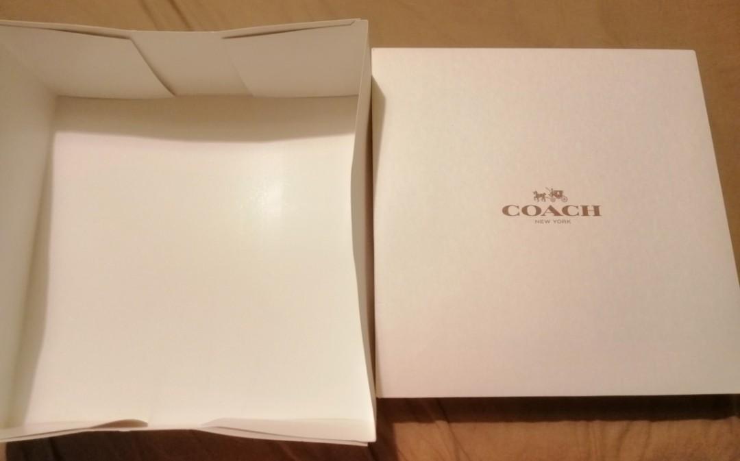 Coach wrapping paper box, Women's Fashion, Bags & Wallets, Tote Bags on ...