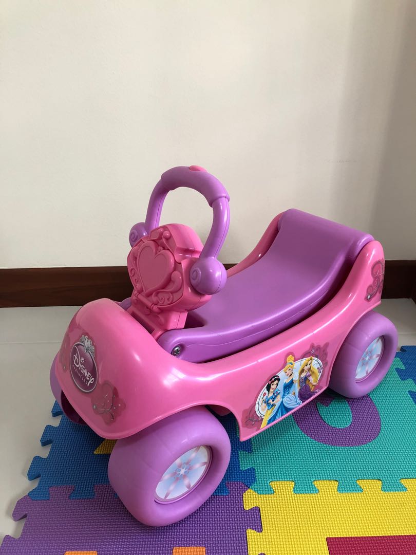 Disney Princess Ride On, Babies & Kids, Babies & Kids Fashion on Carousell