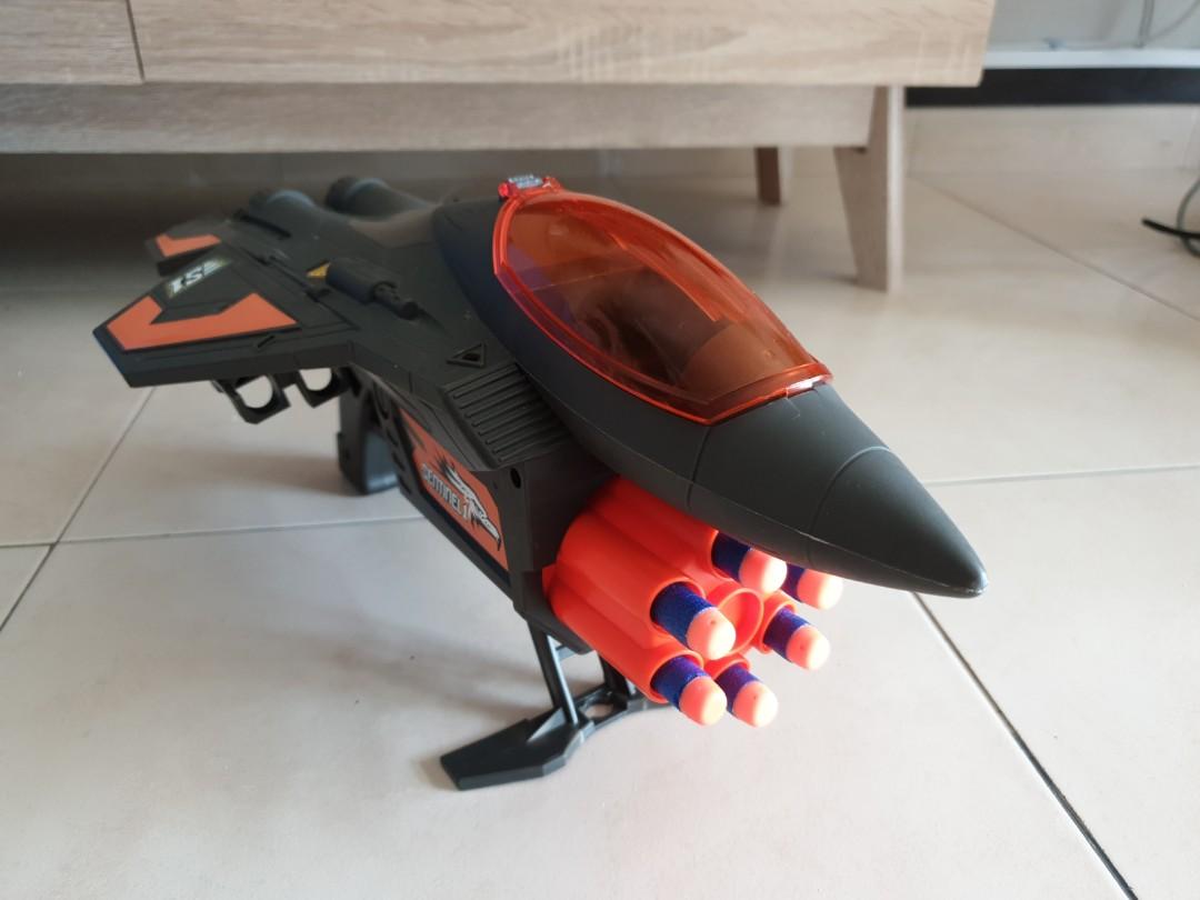 Fighter Jet cum Nerf Style Machine Gun, Hobbies & Toys, Toys & Games on ...