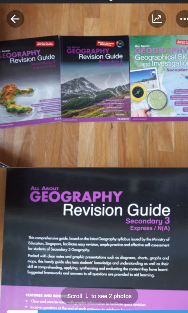 Geography Revision Guide (only $18 For all), Hobbies & Toys, Books ...