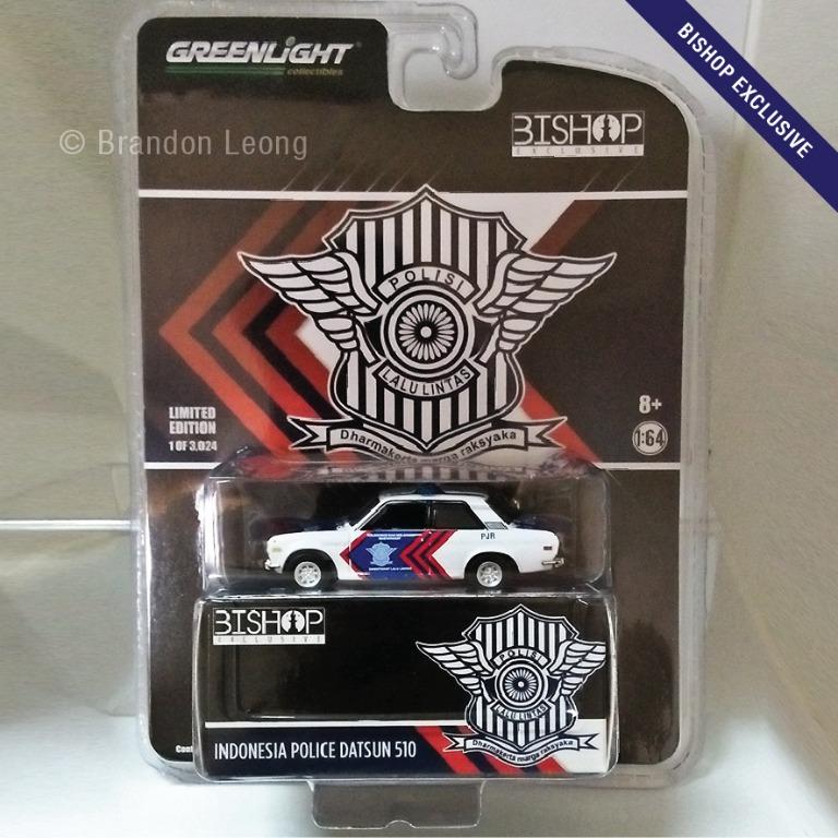 Greenlight Bishop Exclusive - Indonesia Police Datsun 510, Hobbies ...