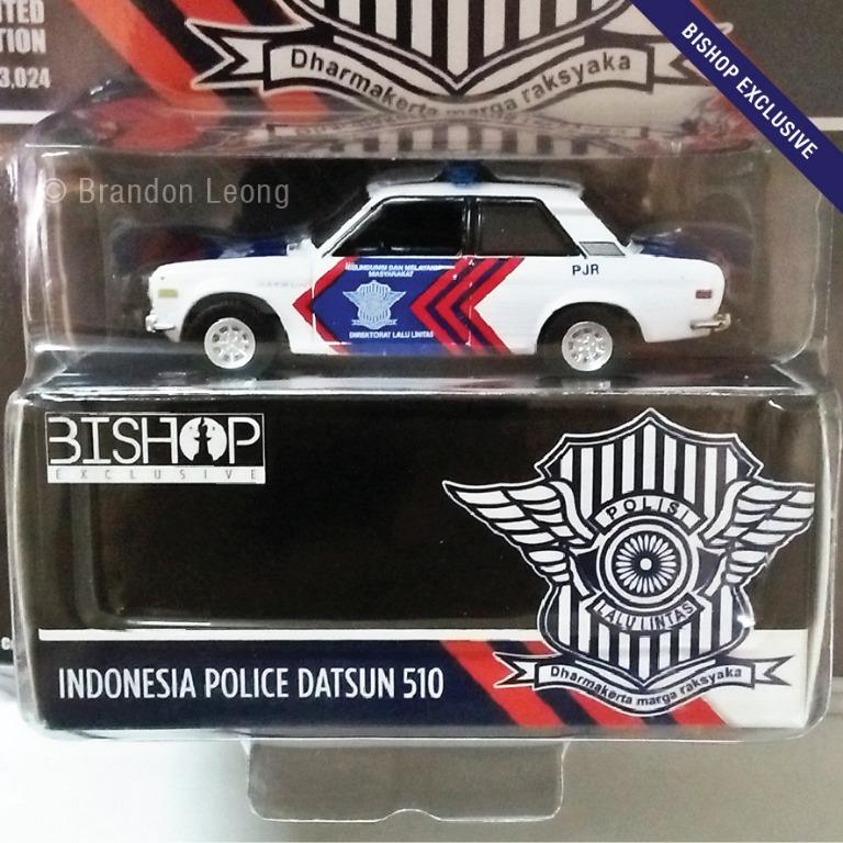 Greenlight Bishop Exclusive - Indonesia Police Datsun 510, Hobbies ...