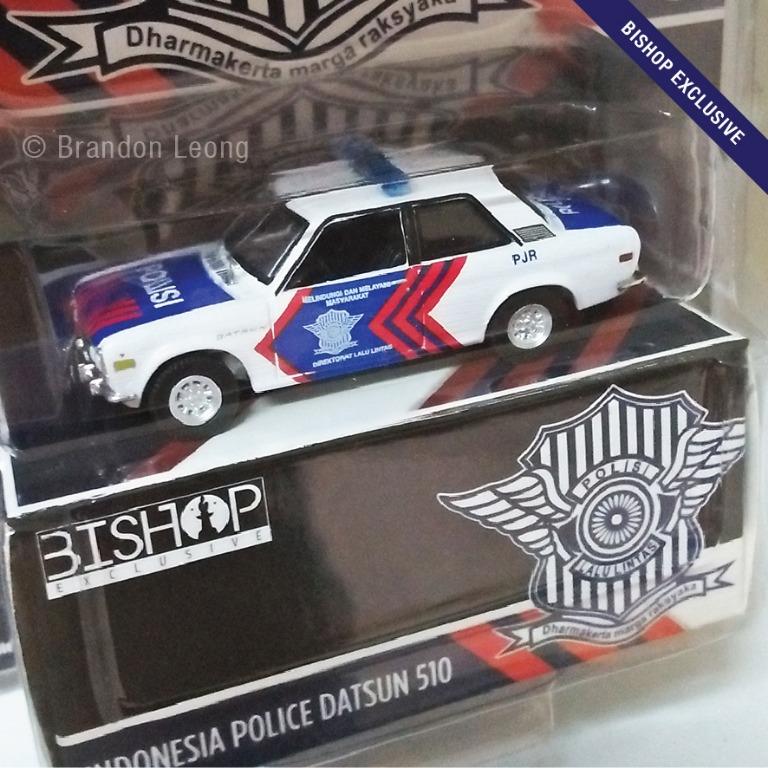 Greenlight Bishop Exclusive - Indonesia Police Datsun 510, Hobbies ...