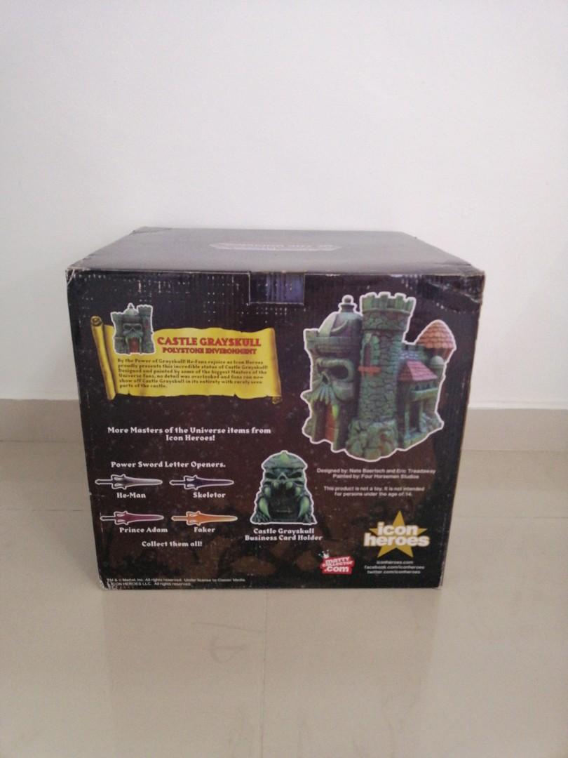 He-man masters of the universe motu motuc Castle grayskull polystone ...