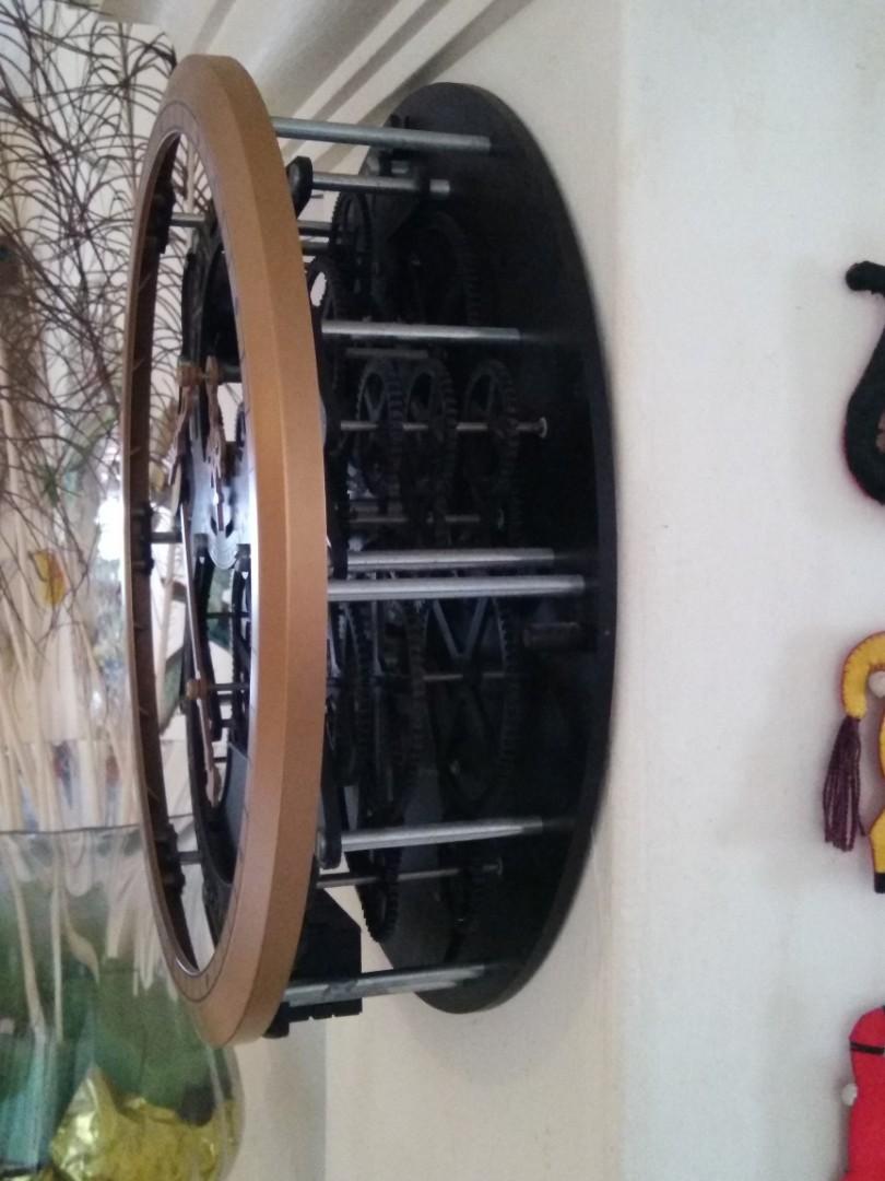 IMPORTED SKELETONIZED Mechanical CLOCK, Furniture & Home Living, Home ...