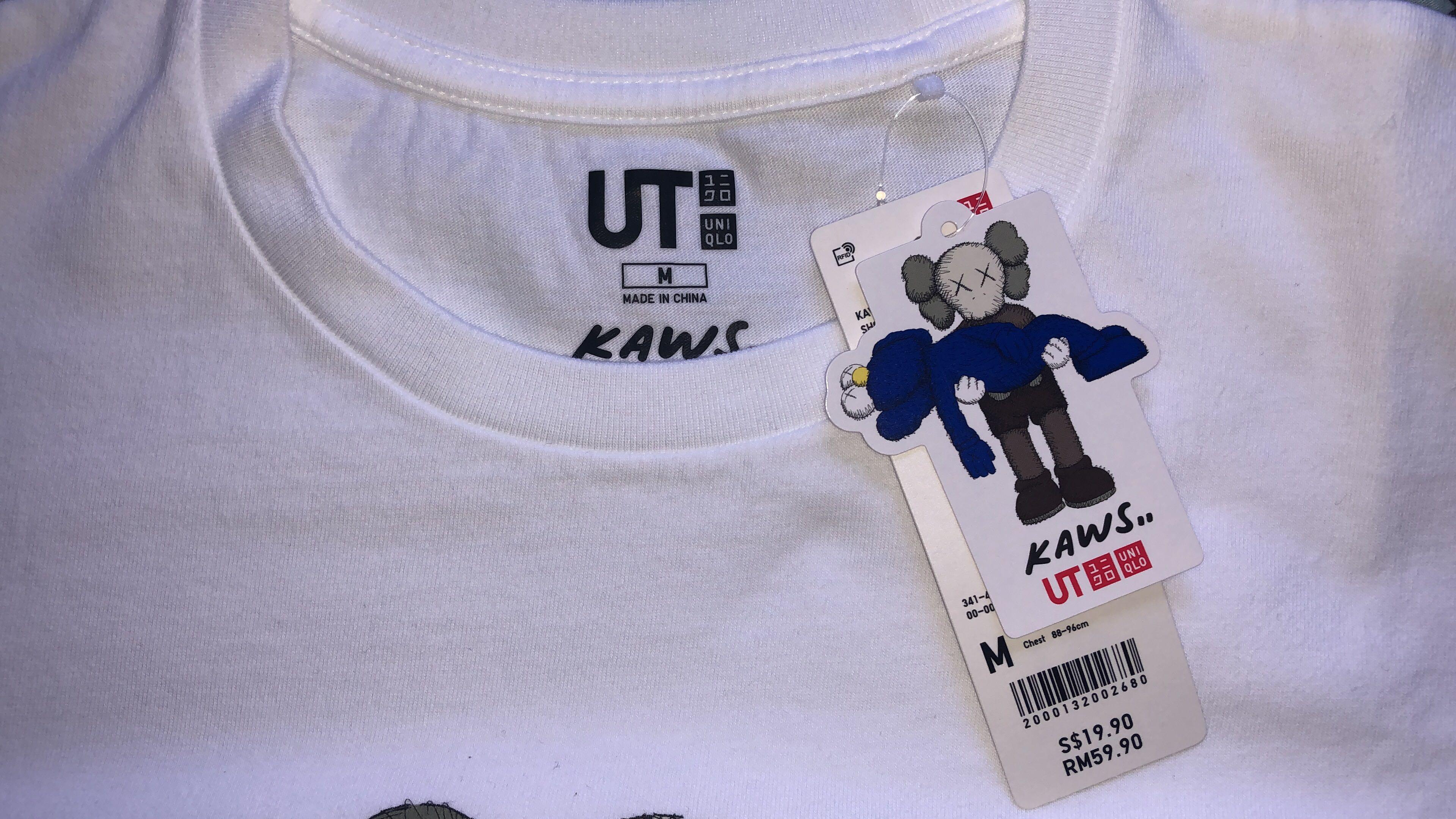 Kaws X UNIQLO, Men's Fashion, Tops & Sets, Formal Shirts on Carousell