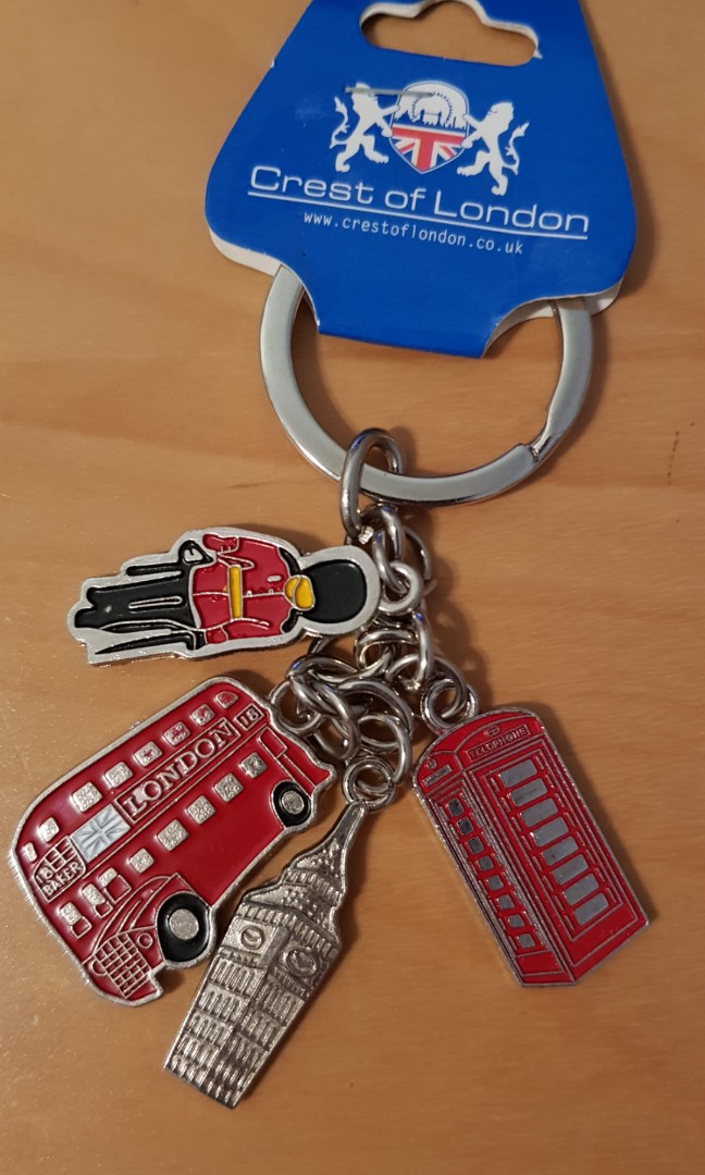 London keychain - soldier, Big Ben, red double decker bus, Hobbies ...