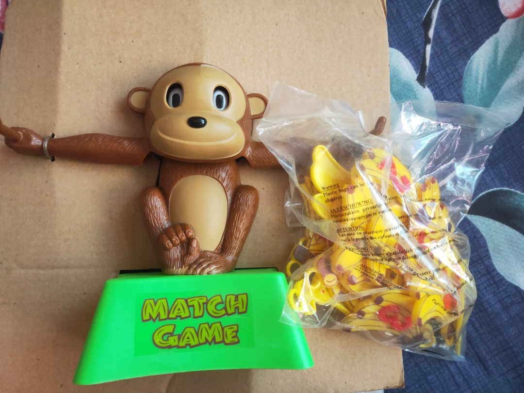 Monkey matching game, Hobbies & Toys, Toys & Games on Carousell