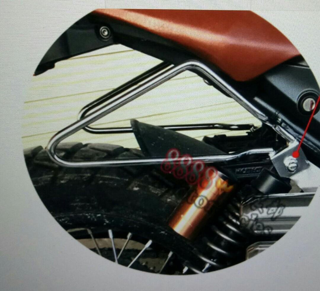 MOTORCYCLE SADDLE BAG BRACKET, Motorcycles, Motorcycle Accessories on ...