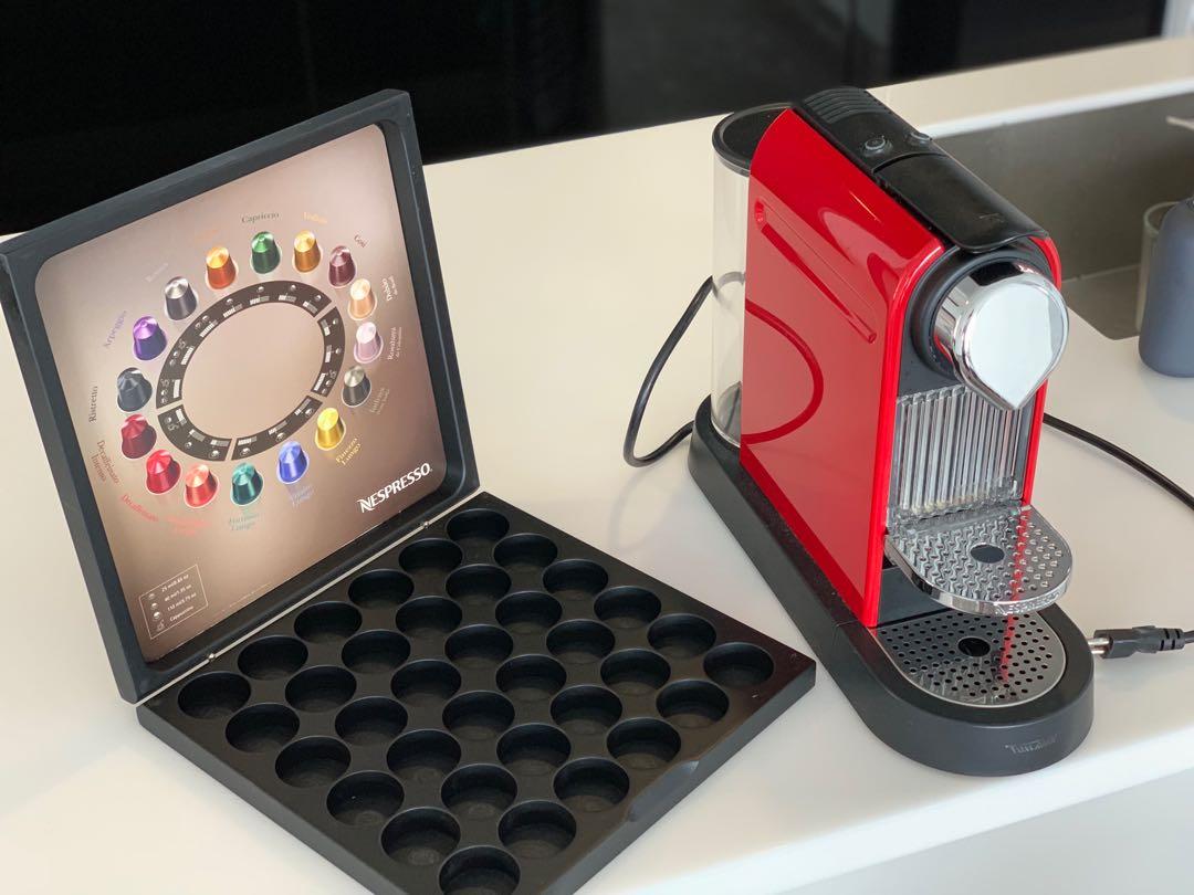 Nespresso Machine incl. capsule box, TV & Home Appliances, Kitchen ...