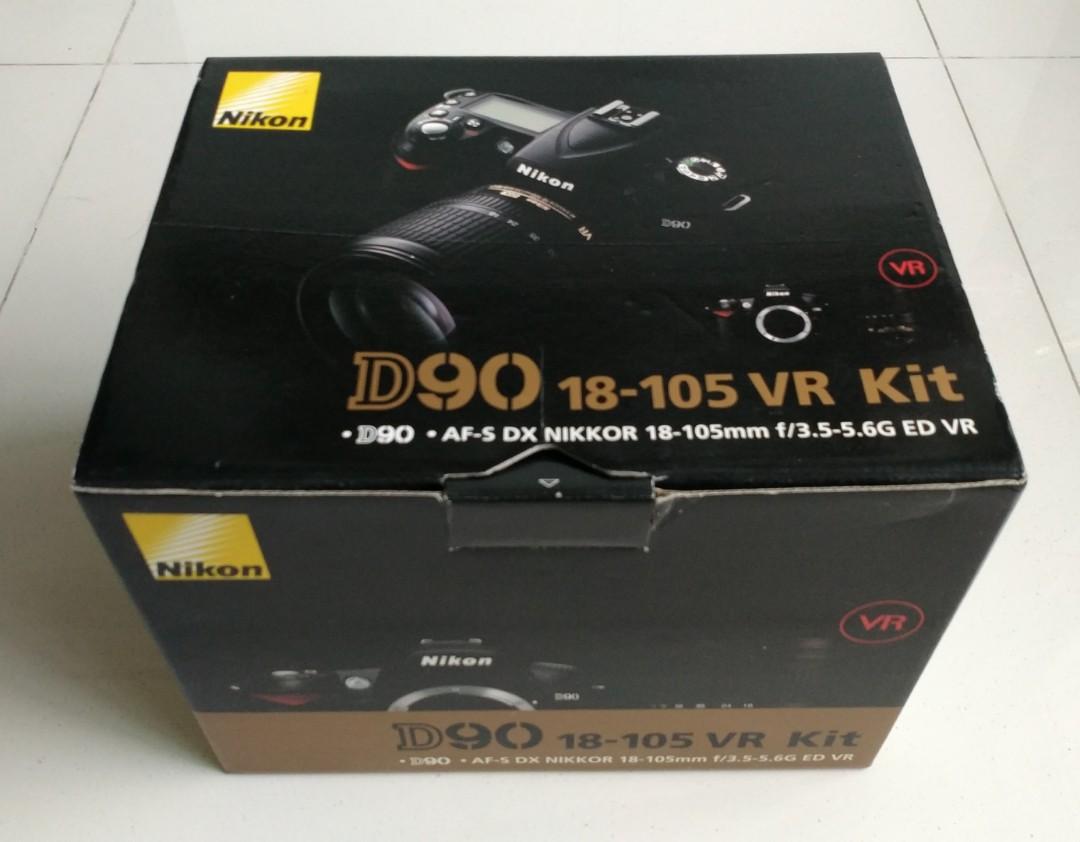 Complete set of Nikon D90 VR Kit - Low Shutter Count, Photography ...