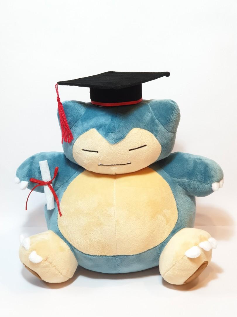 Pokemon Snorlax Graduation Convocation Gift Plush, Hobbies & Toys, Toys ...