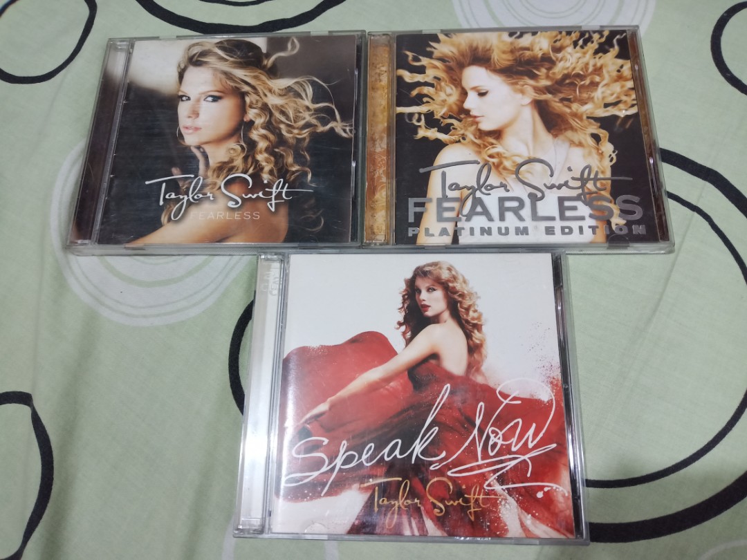 SET: Taylor Swift CD — Fearless — Fearless Platinum — Speak Now Deluxe ...