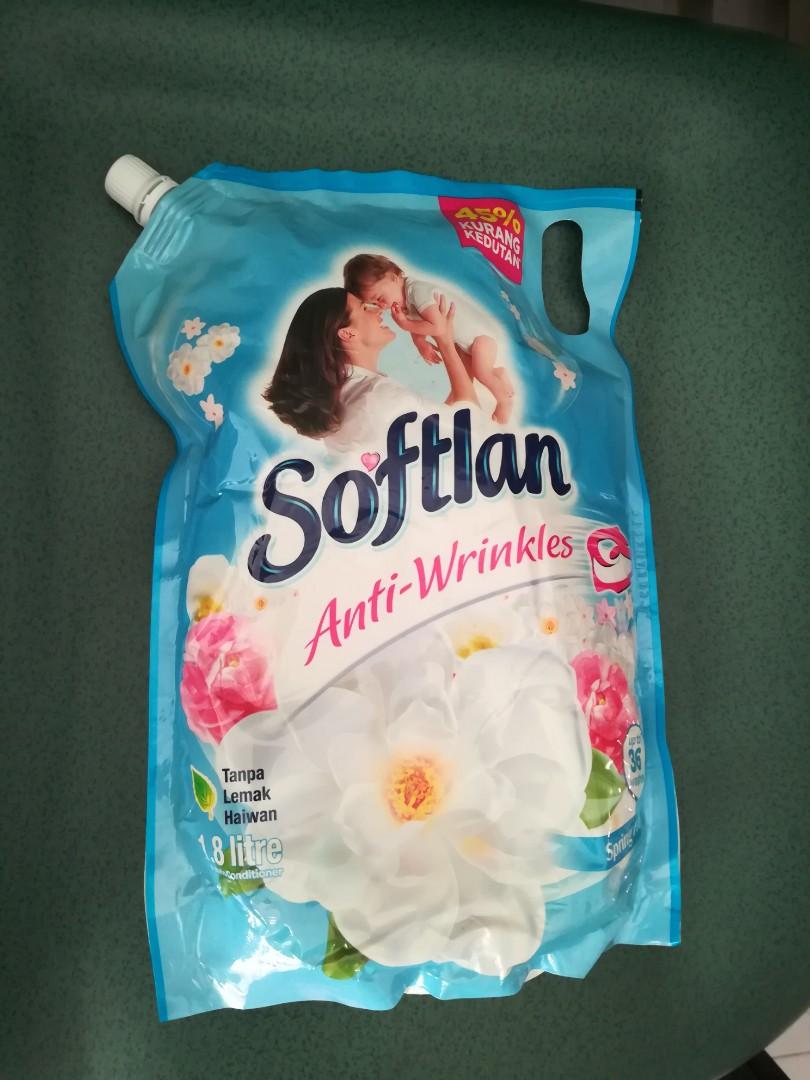 Softlan Spring Fresh Fabric Softener, Furniture & Home Living, Cleaning ...