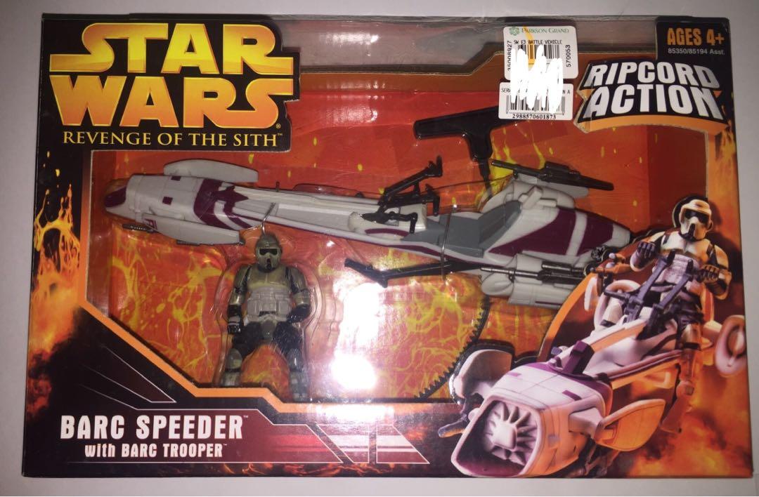 Star Wars ROTS Barc Speeder with Barc Trooper, Hobbies & Toys, Toys ...