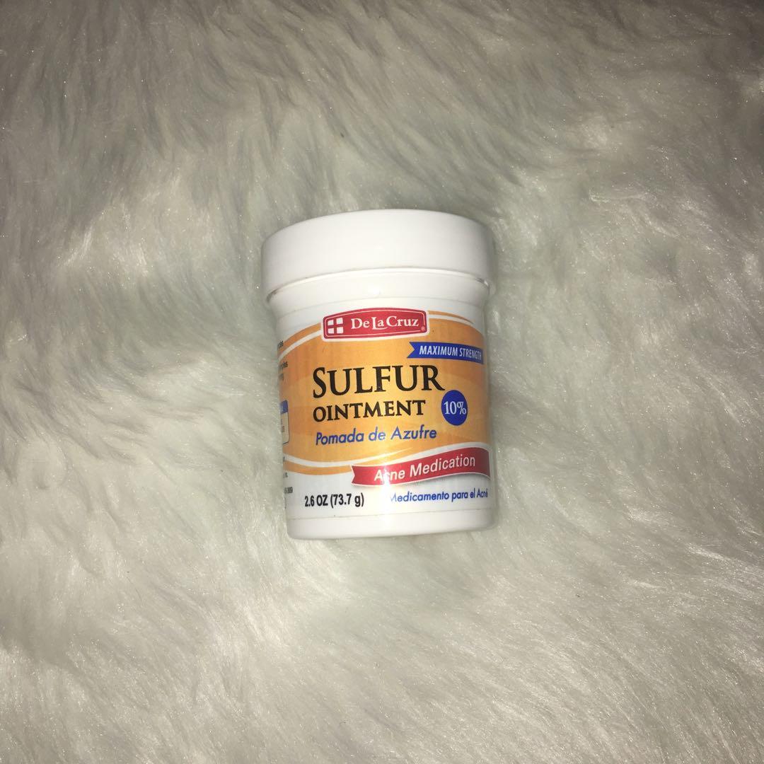Sulfur Ointment Acne Medication (Pomada De Azufre), Beauty & Personal ...