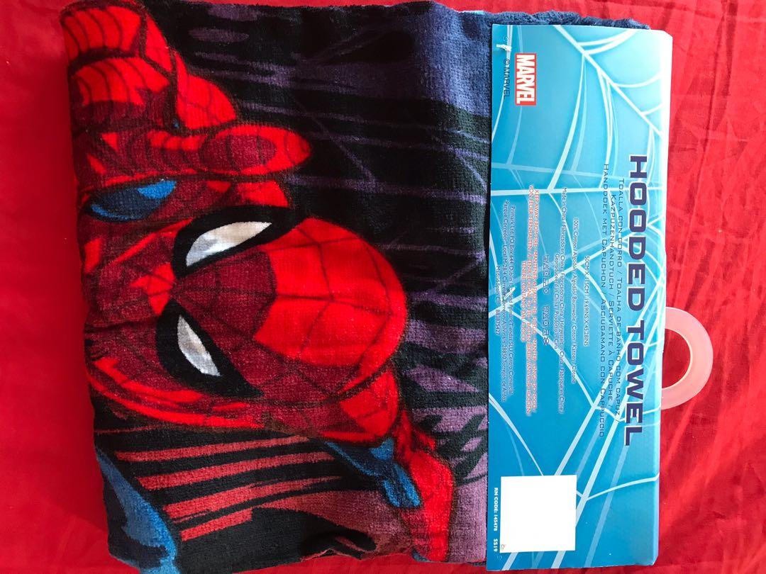 BN Spider-Man cartoon towels, Babies & Kids, Going Out, Diaper Bags ...