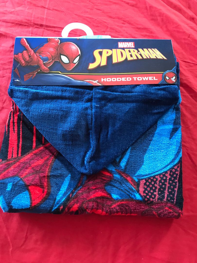 BN Spider-Man cartoon towels, Babies & Kids, Going Out, Diaper Bags ...
