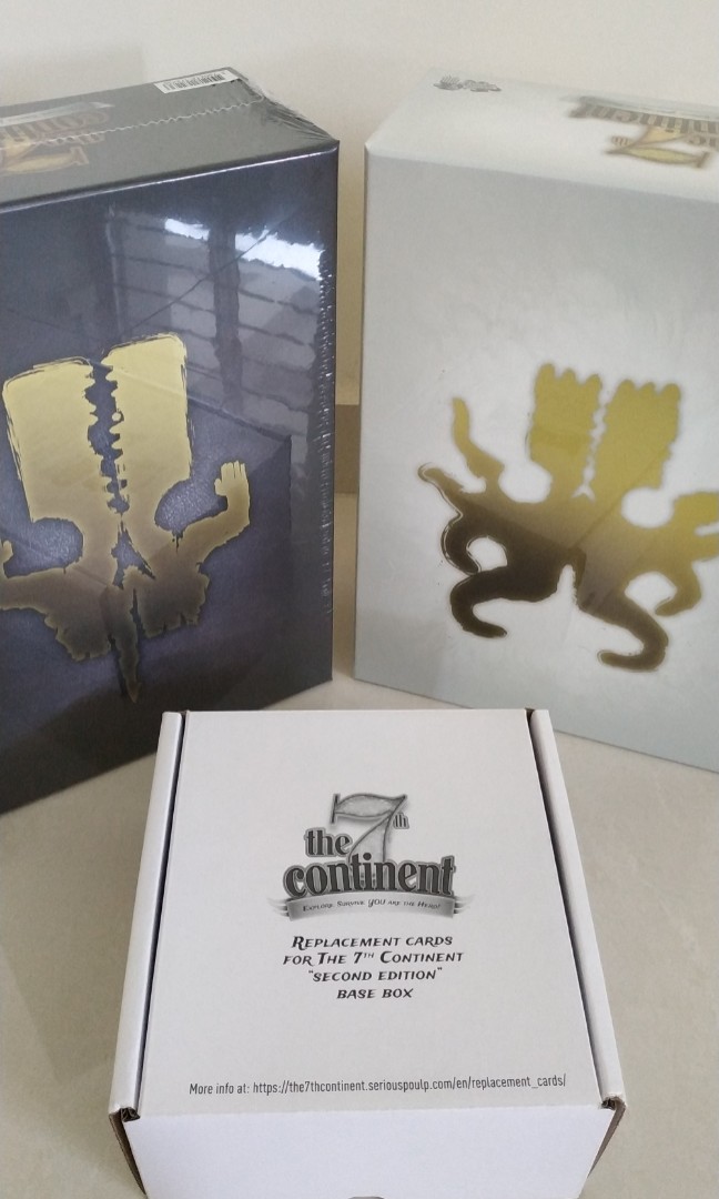 BNIS 7th Continent + What Goes Up Must Come Down Expansion, Hobbies ...