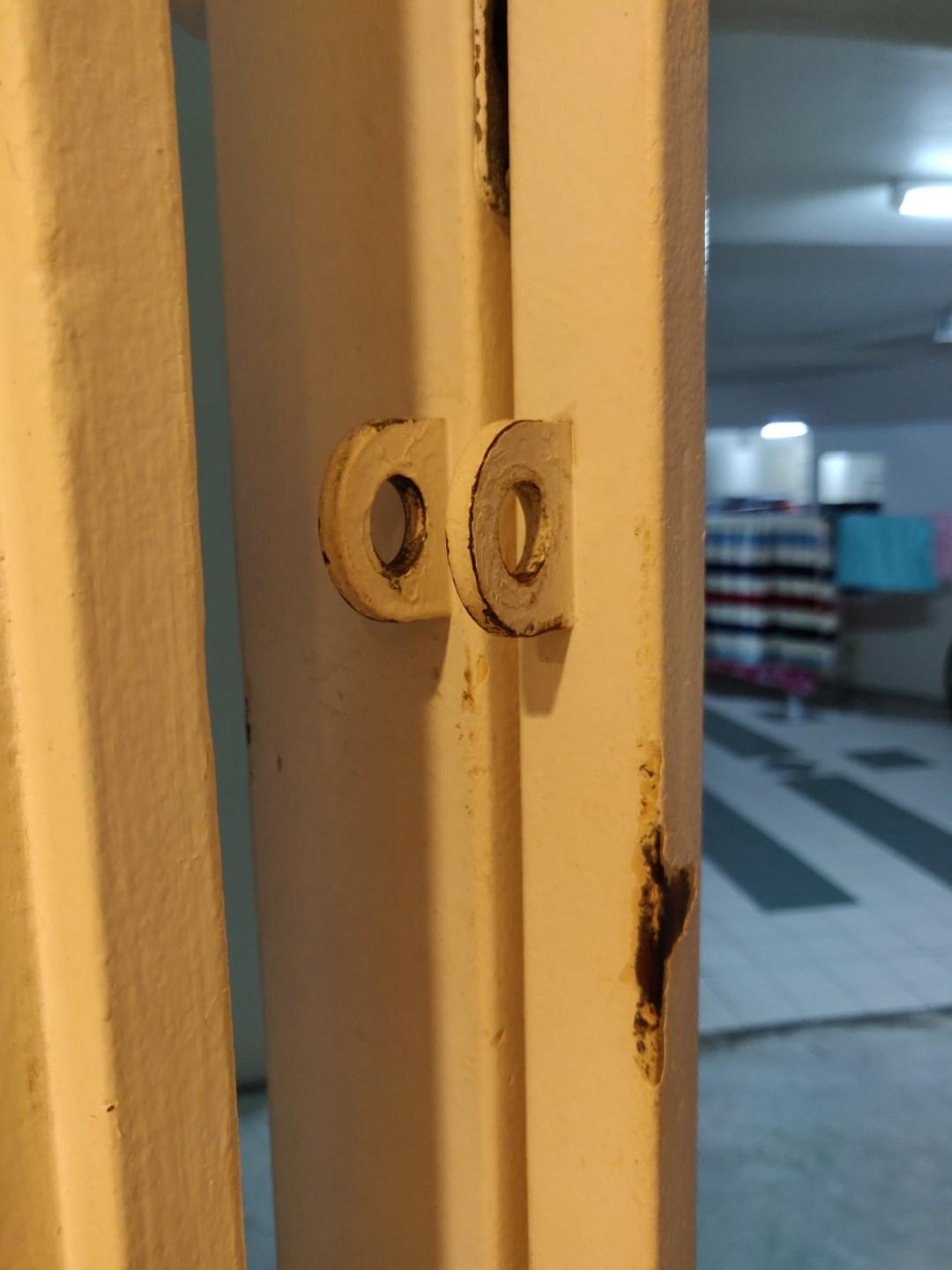 Brand New Set of HDB Gate Padlock with Bracket Holder, Everything Else ...