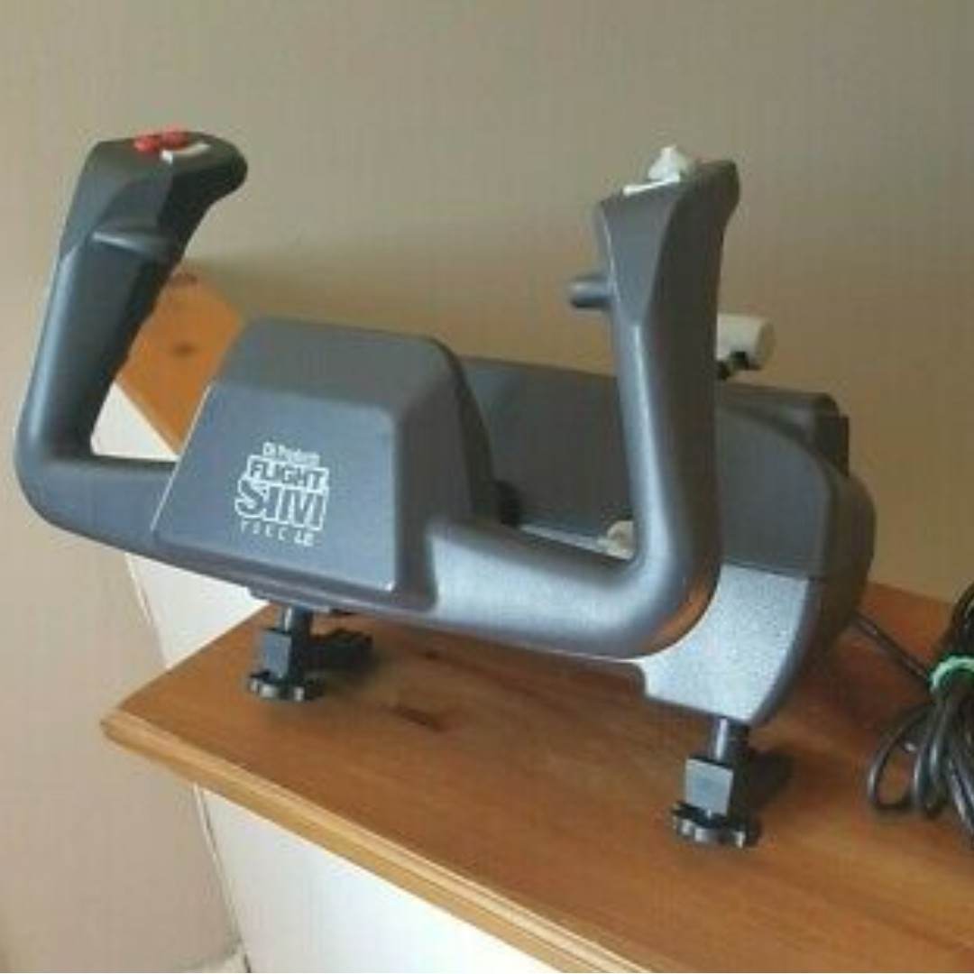 CH Yoke Flight Simulator FSX X-Plane P3D Controller, Video Gaming ...
