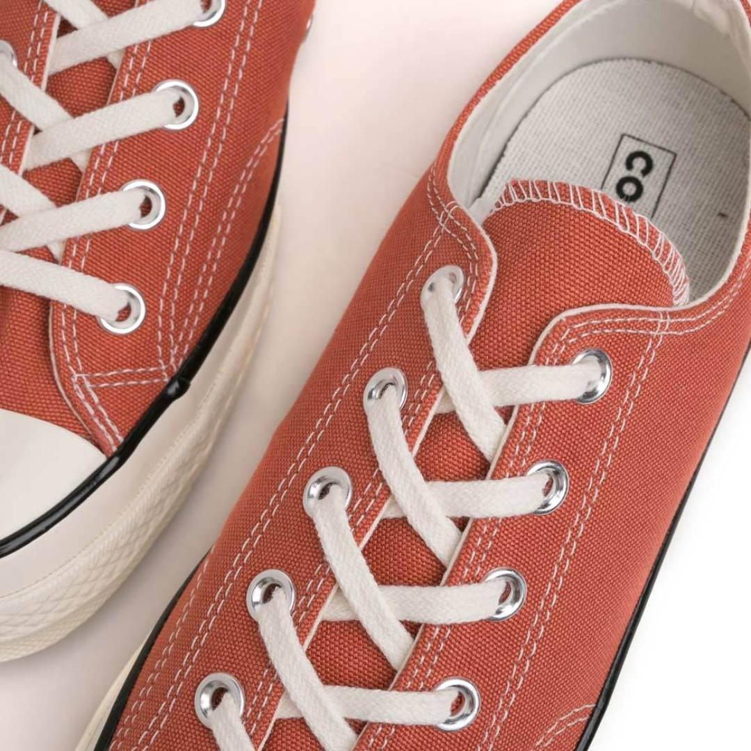 Converse Chuck 1970 Classic Low (Terracotta Red), Men's Fashion, Footwear, Sneakers on Carousell