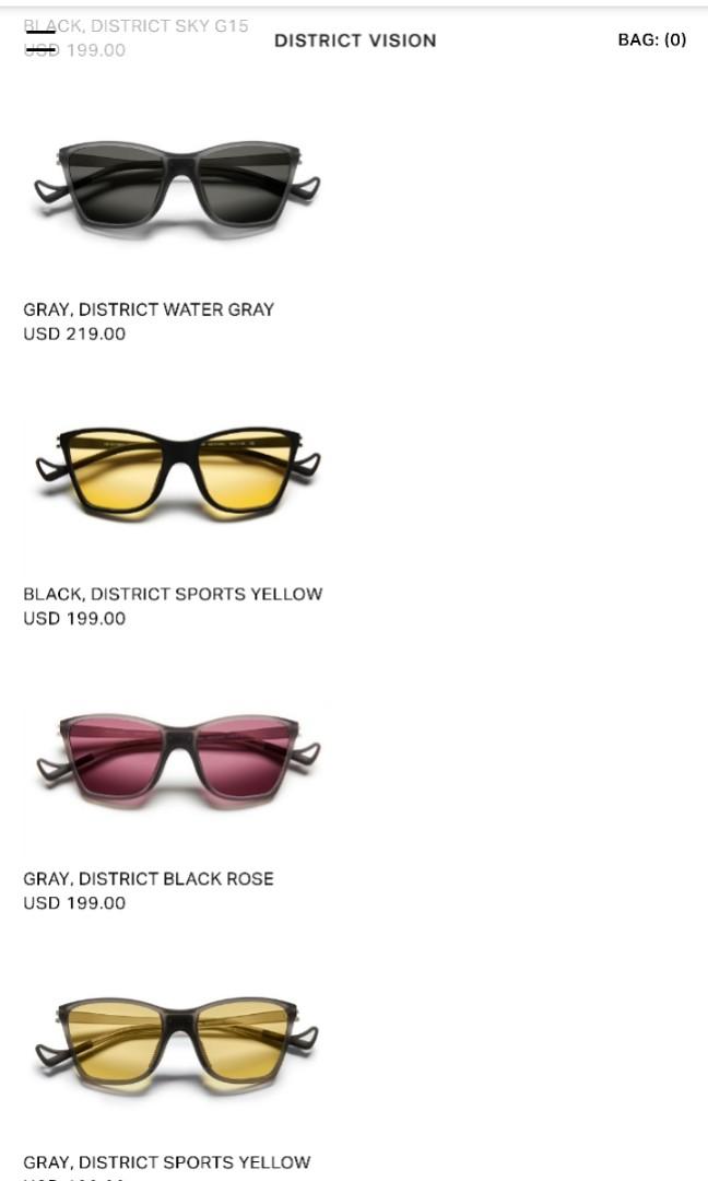 District Vision running eyewear, Men's Fashion, Watches & Accessories ...