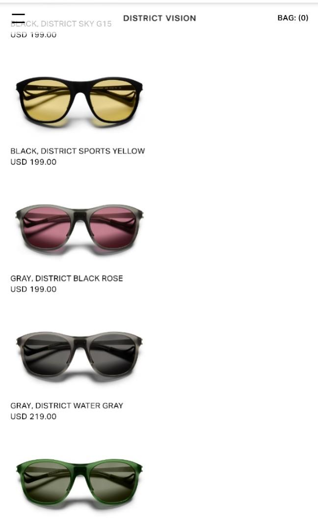 District Vision running eyewear, Men's Fashion, Watches & Accessories ...