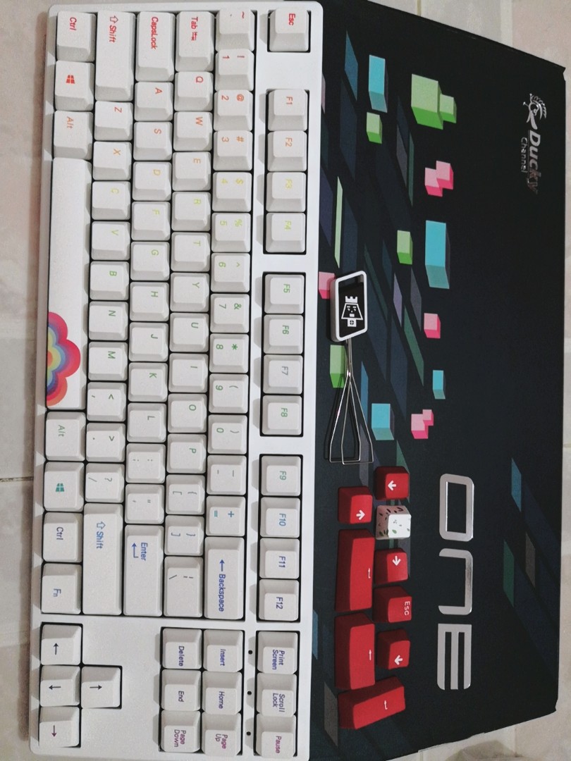 Ducky Rainbow mechanical keyboard, Computers & Tech, Parts ...